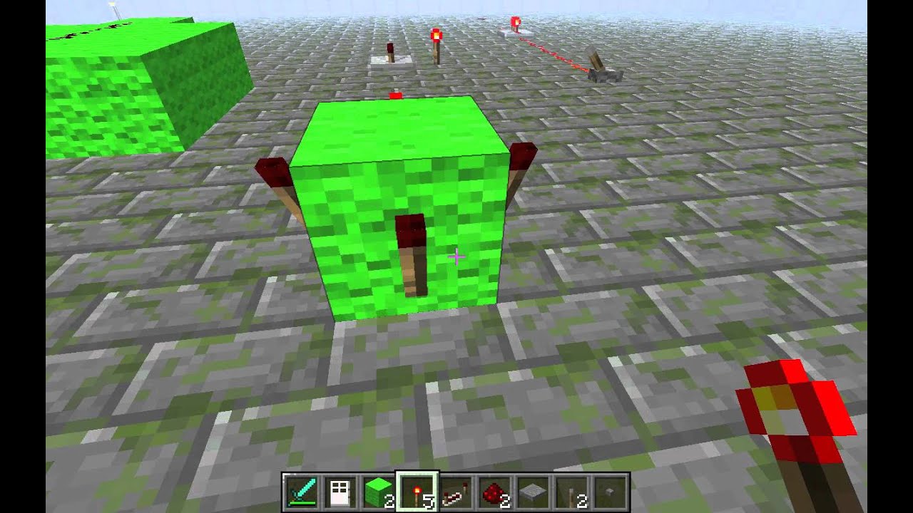 Minecraft: Redstone Tutorial for Beginners: Part 1 - The Basics
