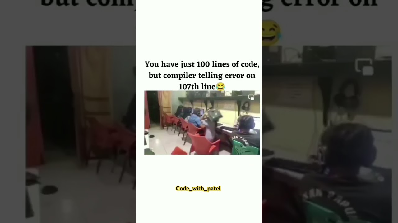 compiler error 🤣 #compiler #error #coder #codingmemes #developerlife #programmer