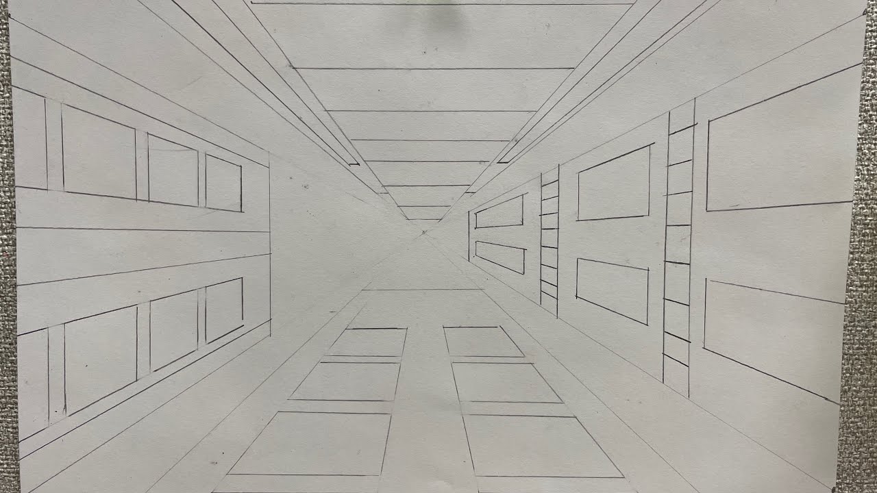 One Point Perspective Skyscrapers