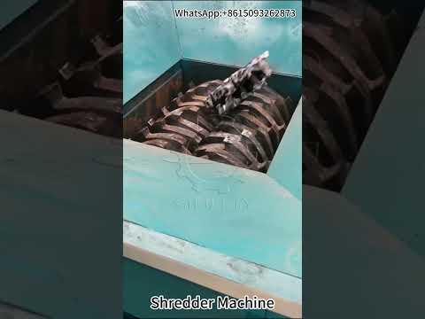 Efficient Metal Shredding Process with our Shredder Machine!#shreddermachines