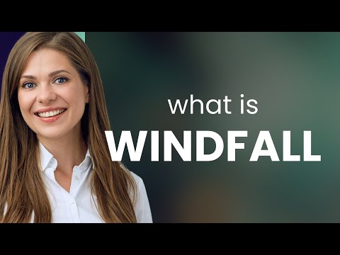Windfall — meaning of WINDFALL