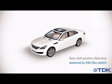 Micronas HAL 15xy hall switch family for Gear shift position detection