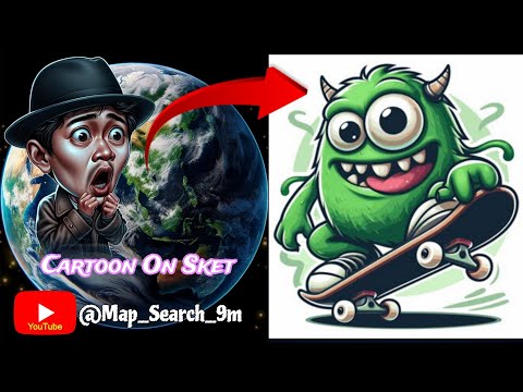 OMG 😳 Mysterious Cartoon on Sket on google map and google earth 🌎 #viralvideo #map #location