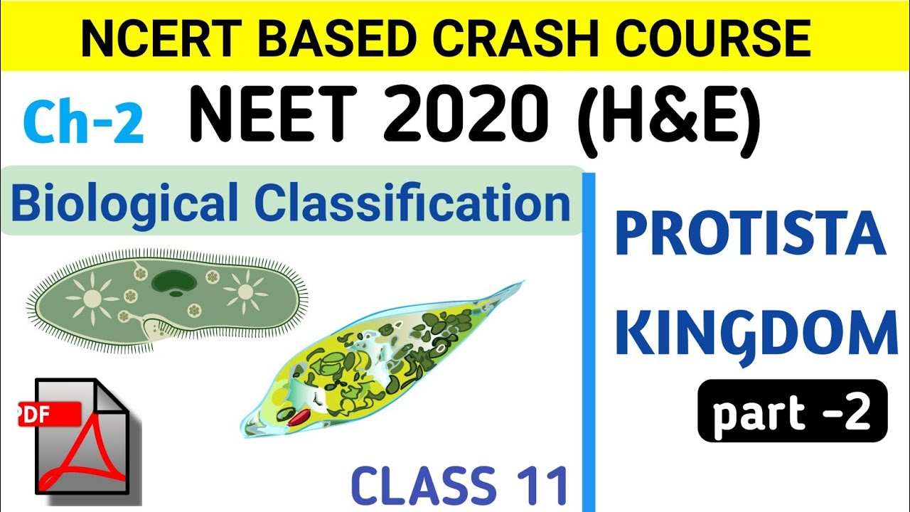 Crash Course Biology NEET 2020 (H&E) | Class 11 | Biological cla. | NEET AIIMS 11TH | Biochem SCsir