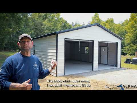Custom Metal Garage, NC: Another Happy Customer!