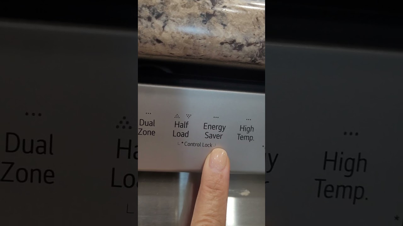 How to Resolve the LG Dishwasher CL Error: Disabling the Child Lock ...