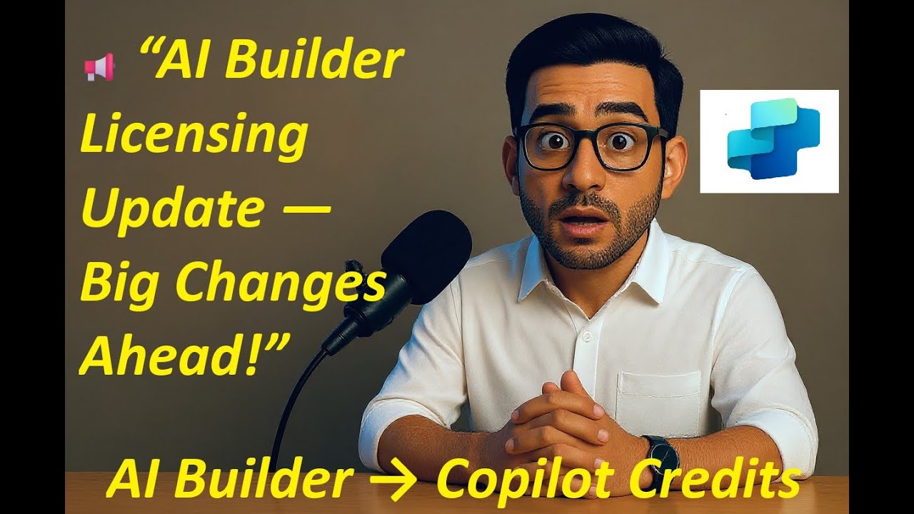 Big Shock for Power Platform Users — AI Builder Credits Ending!