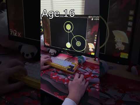 osu! at different ages
