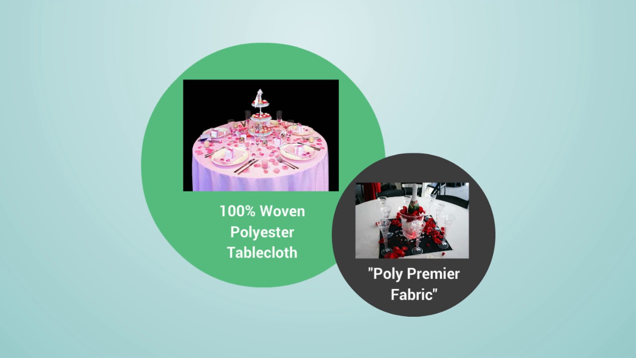 Premier table linens spun poly video