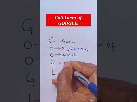 Full Form of GOOGLE.