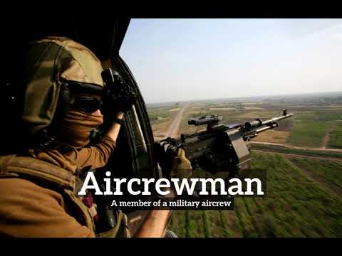 What is Aircrewman? | How to Say Aircrewman in English? | How Does Aircrewman Look?