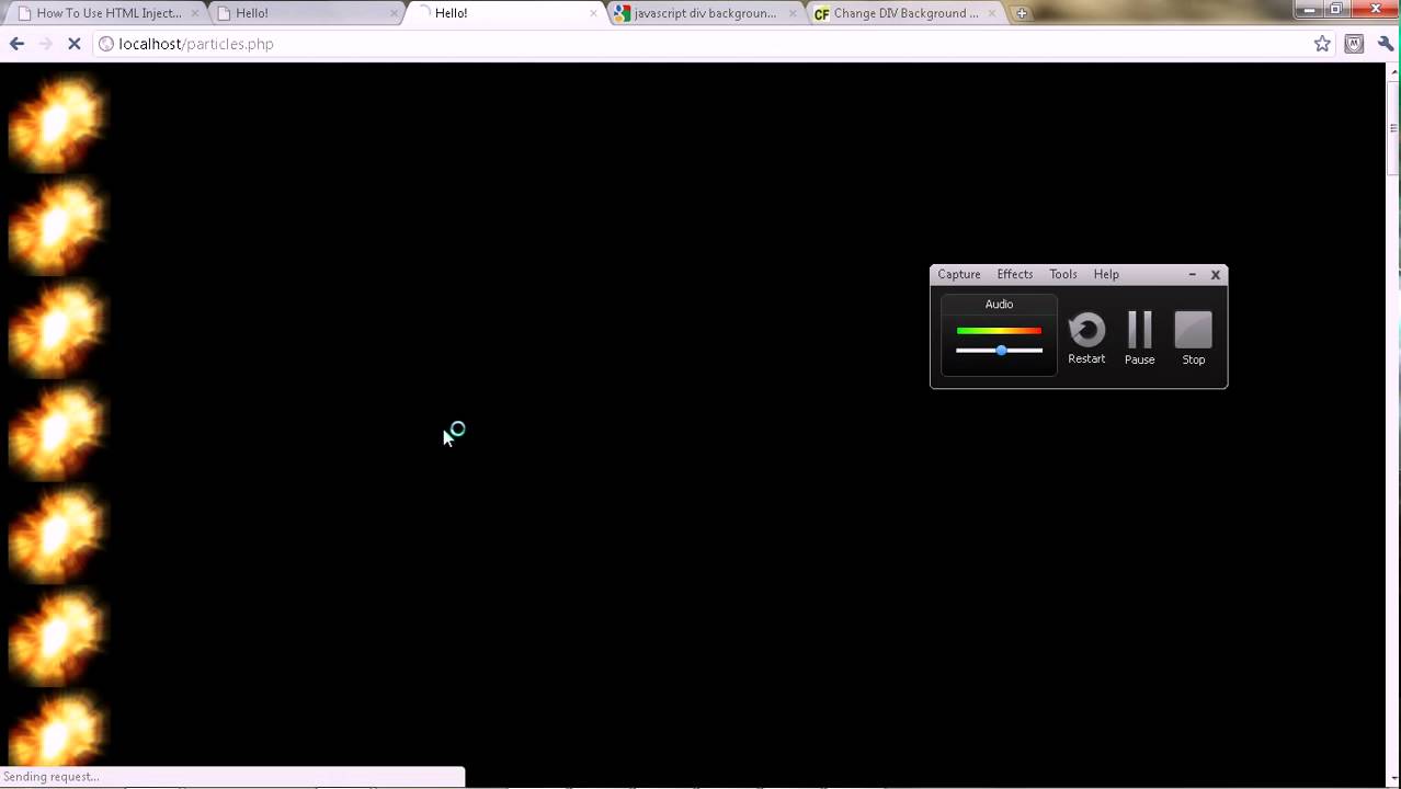 Javascript Particle Effects Tutorial Part 2