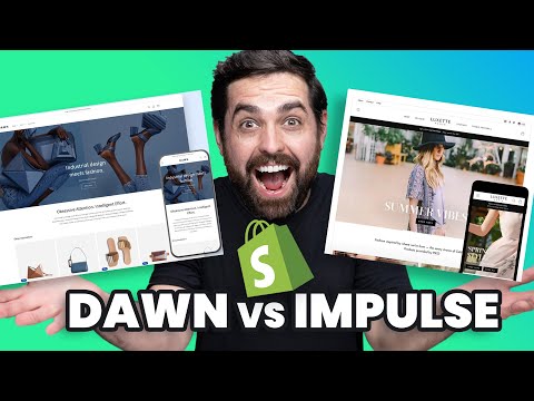 Shopify DAWN vs IMPULSE [ Which Theme is Better for Clothing Stores ]