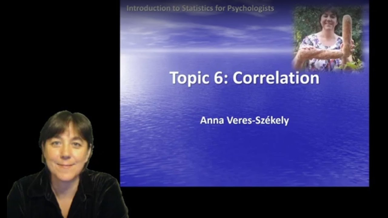 Topic 6: Correlation
