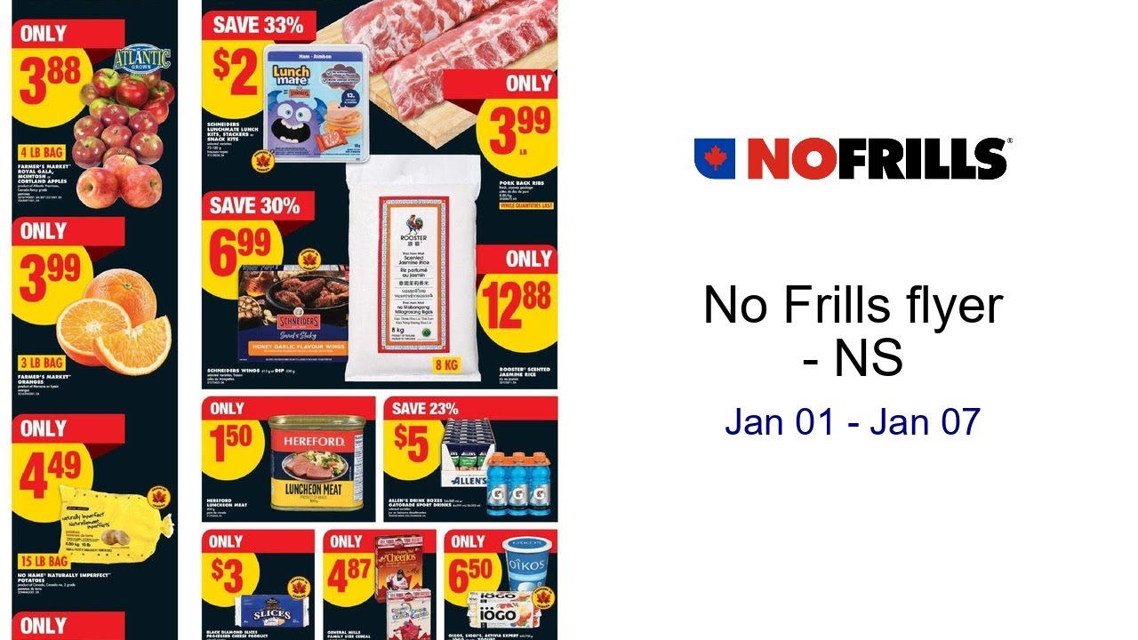 No Frills flyer - NS Jan 01 - Jan 07