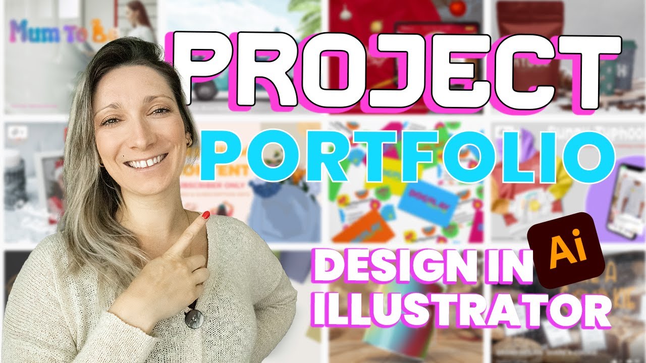 HOW I CREATE BEHANCE PROJECTS FOR MY PORTFOLIO IN ADOBE ILLUSTRATOR