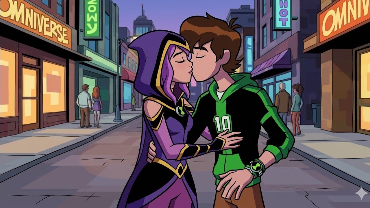BEN 10 Aline force kevin kiss charmcaster CARTOON NETWORK