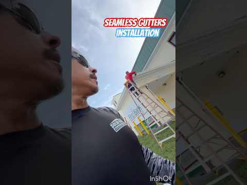 Seamless Gutters Installation in Clewiston Florida #seamlessgutters