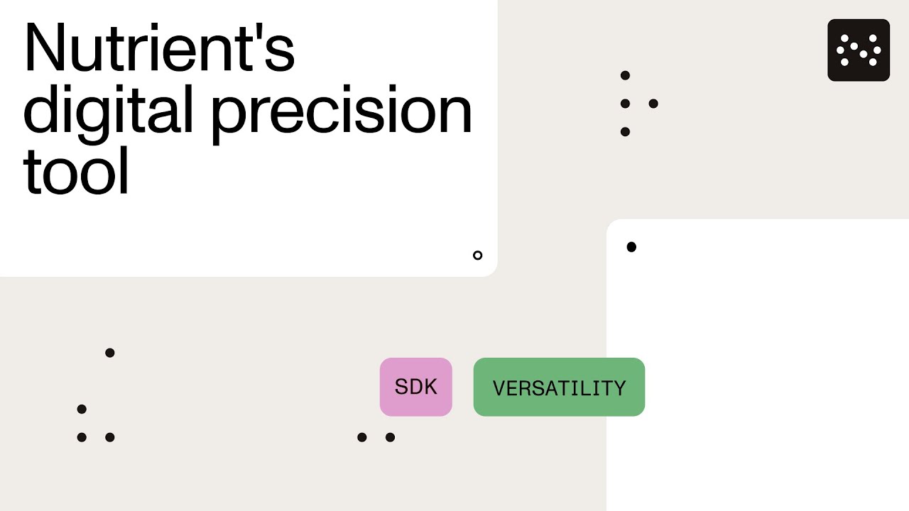 Precision and versatility: exploring Nutrient PDF measurement tools