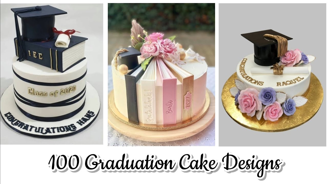 100 Beautiful Graduation Cake Designs 🎓🎂✨️ Convocation Cake Ideas #cake #cakedecorating #graduation