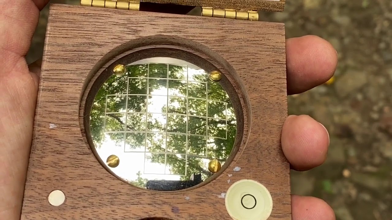 Using a spherical densiometer