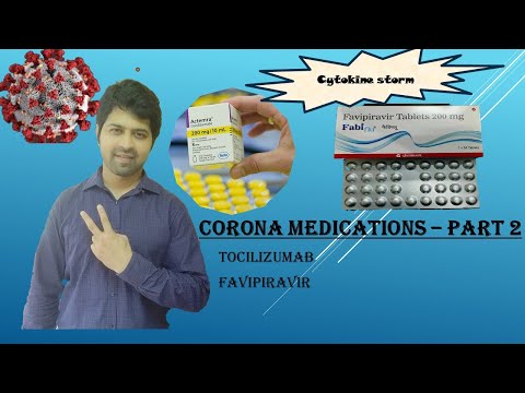 COVID-19 Treatment part -2 . Tocilizumab, Favipiravir. How do they act? Drug trials & Approval.