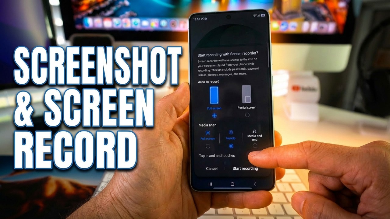 Take Screenshots & Record Your Screen On Galaxy S26 Plus