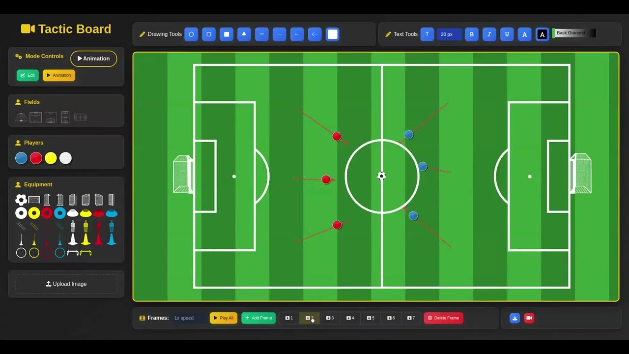 FREE Football Tactical Board Tool ⚽🔥 Create Animated Tactics Easily!