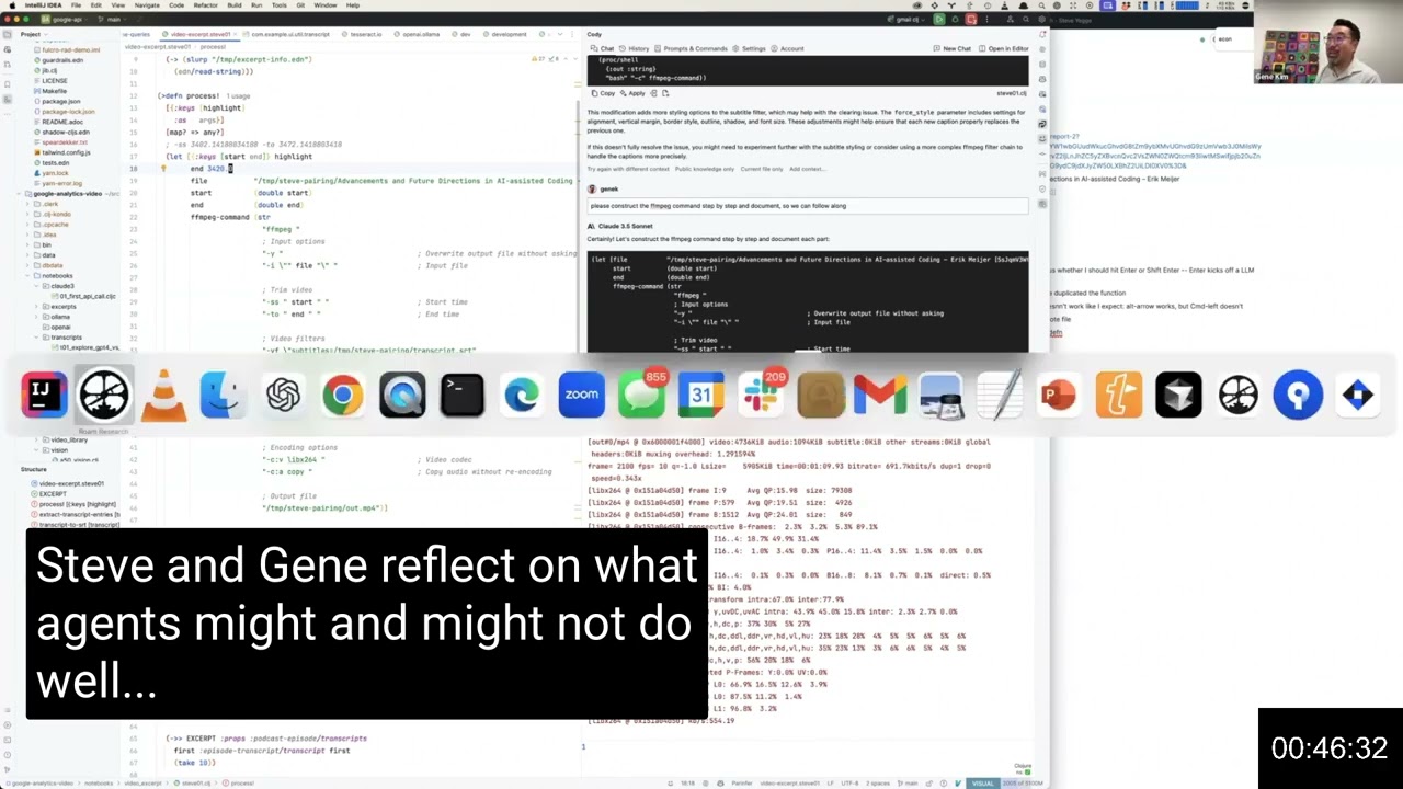 14: Steve Yegge/Gene Kim: 2 Hour Pair Programming Session! Captions Slightly Wrong?