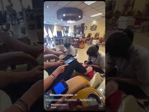 I used voice translate at a nail salon.