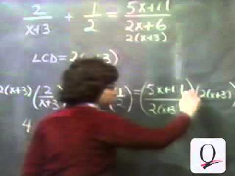 Elementary Algebra #22: More Fractional Equations EA22
