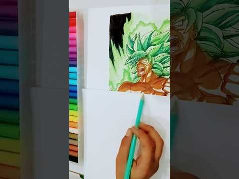 Brolly drawing #viralvideo #Dragon ball@all Anime art.