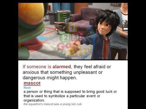 Be alarmed, Mascot - Meaning, Pronunciation, Illustration | Vocabulary | ✈️ 𝟏𝟐𝟑 𝐆𝐨 𝐀𝐢𝐫!