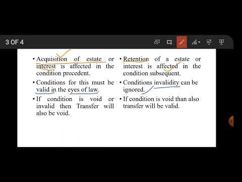 Differences between Condition Precedent and Condition Subsequent