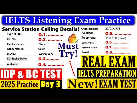 IELTS LISTENING PRACTICE TEST 2024 WITH ANSWERS | 02.01.2025