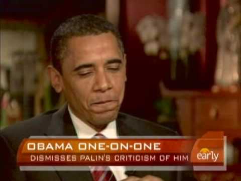 Obama Reacts to Sarah Palin Criticism