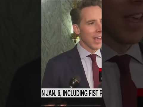 Sen. Josh Hawley defends his actions on January 6th, including his infamous fist pump #shorts
