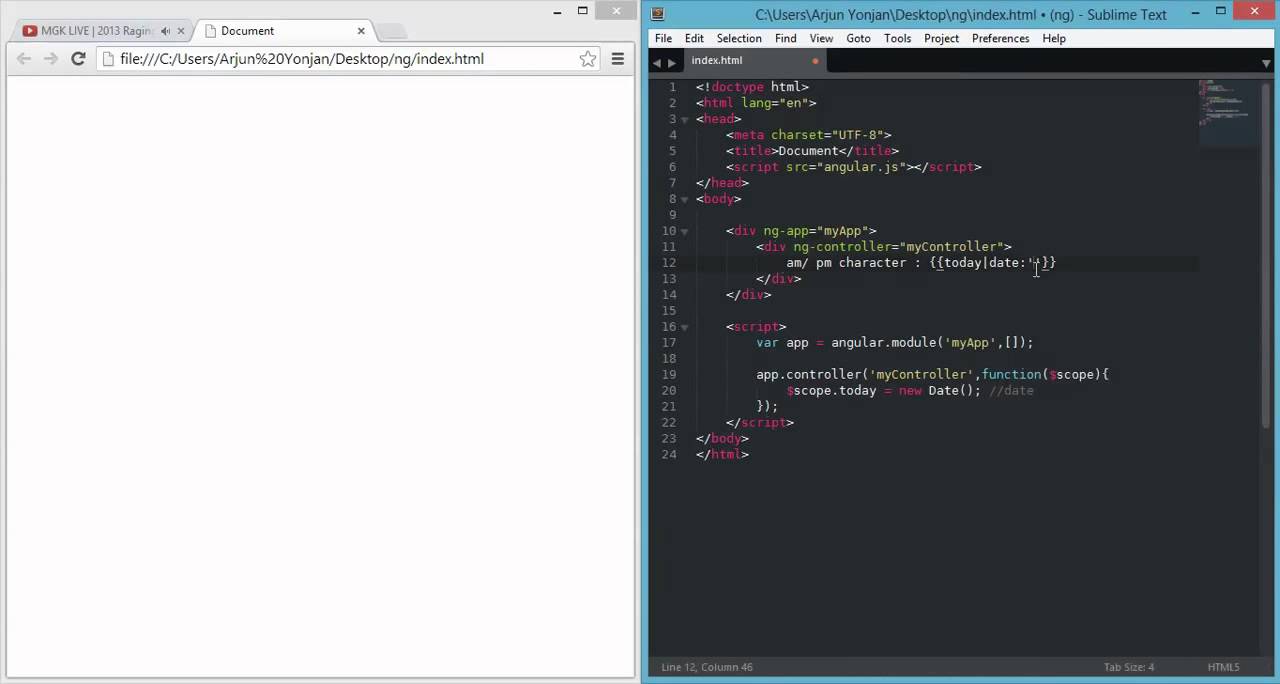 angularjs filters   am pm timezone offset 720p