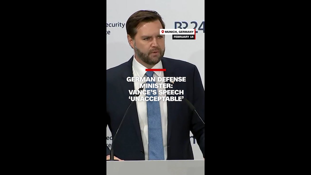 German Defense Minister calls JD Vance’s speech ‘unacceptable’