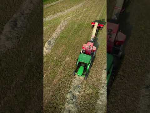 Hay Bailing | John Deere 5075E Tractor