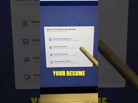 Turn Your LinkedIn Profile into a Professional Resume #shorts #shortsfeed #ai #viral