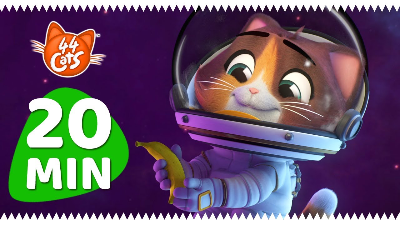 44 Cats | 20 MINUTES | Cosmo explores space 🪐