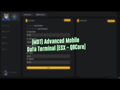 [PAID] MDT Advanced Mobile Data Terminal - Releases - Cfx.re Community