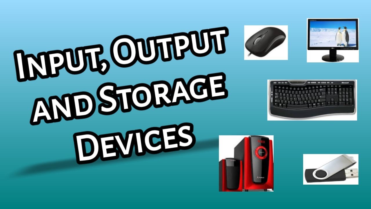 Input, Output and storage devices