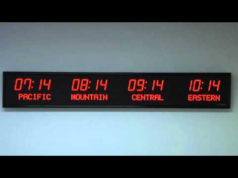 BRG Precision Product's 6610H - 4 Zone Programmable Time Zone Clock