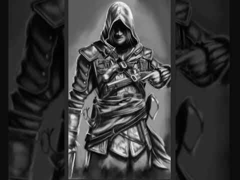 How to draw - Assassin's Creed 4 Black Flag step by step (Edward Kenway) HD Watch and Enjoy Fan Art