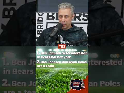 The timing of the Chicago Bears hiring Ben Johnson as head coach is CRUCIAL and confirms key rumors