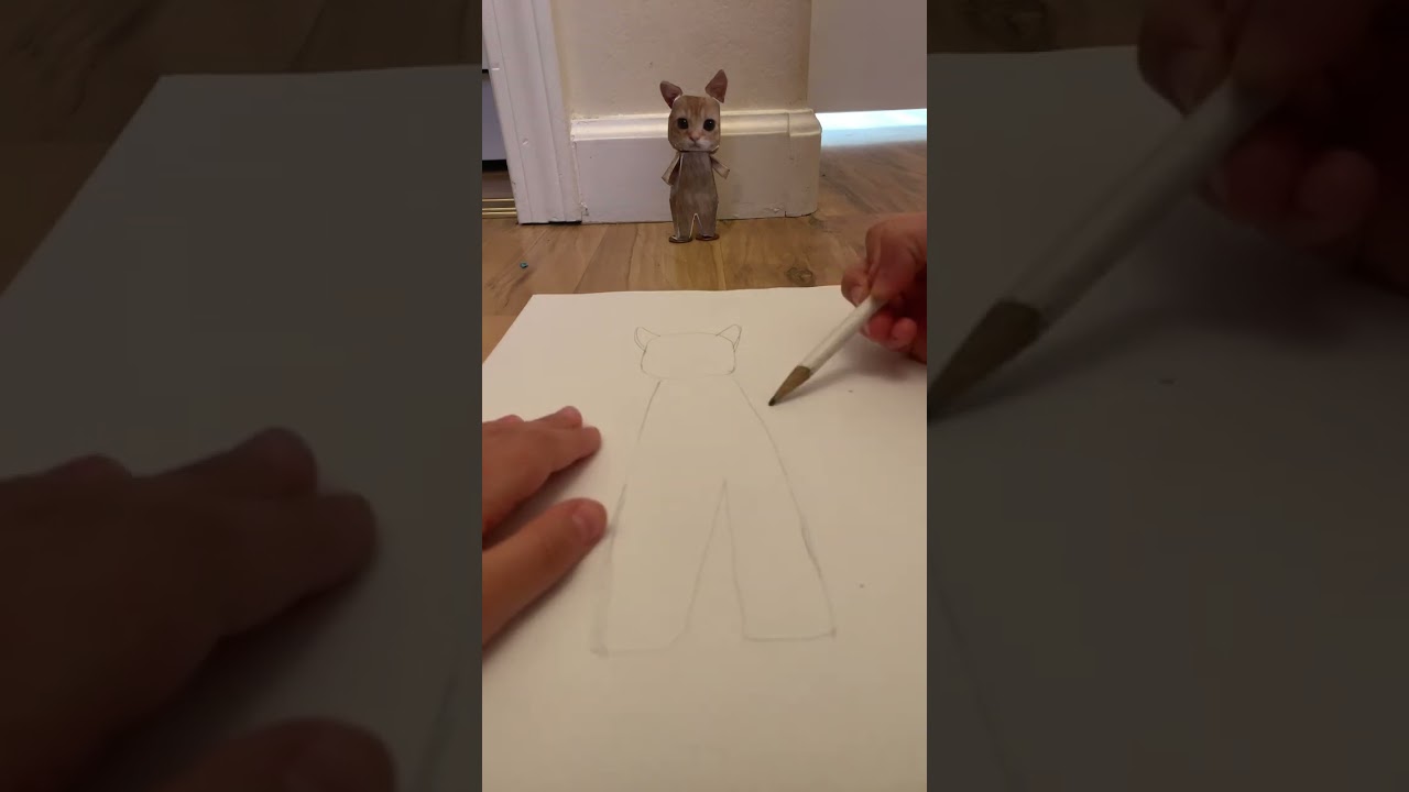 Drawing el gato part 1 #drawing #elgato