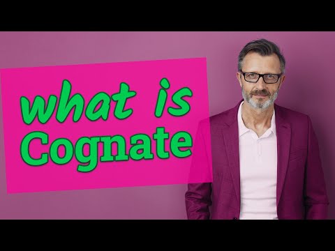 Cognate | Meaning of cognate