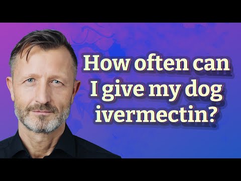 How often can I give my dog ivermectin?